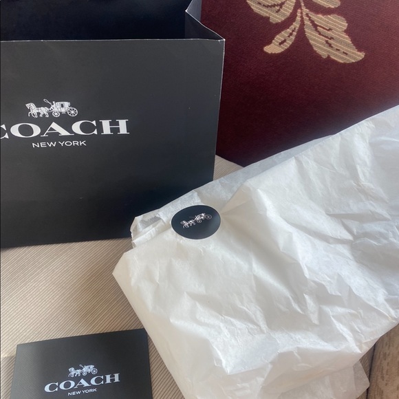 Bags | Coach Paper Bag With Gift Receipts | Poshmark